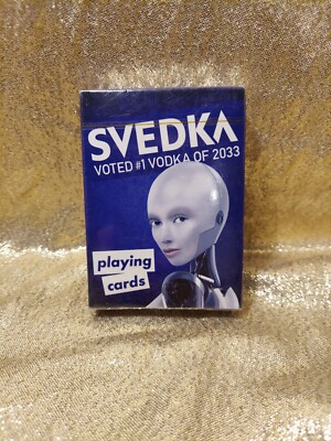 NEW Svedka Vodka Promotional Playing Cards-#1 Vodka of 2033 PROMO | eBay