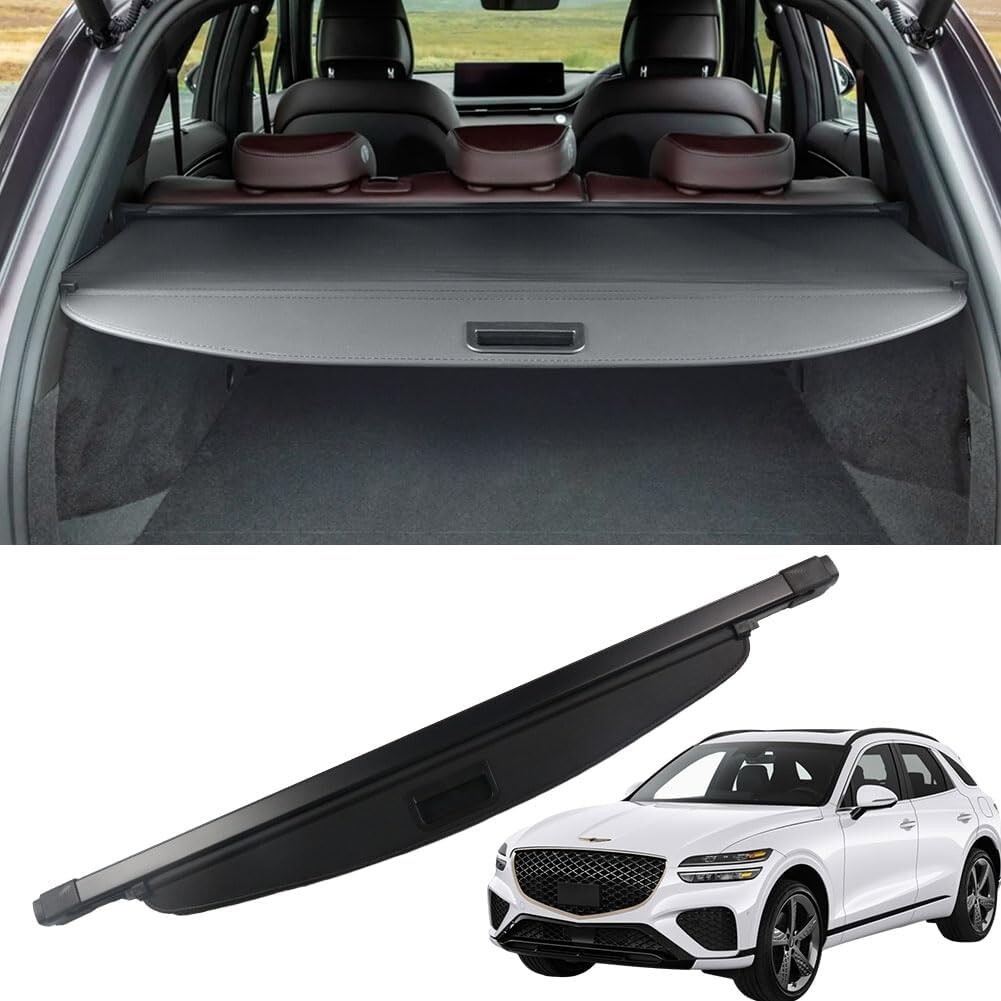 2022-2024 Hyundai Genesis GV70 Fit Cargo Cover Retracatble Rear Trunk ...