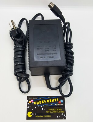 1980s - Original AC POWER SUPPLY 5VDC/9VAC 4 Pin Commodore Computer C64 ...