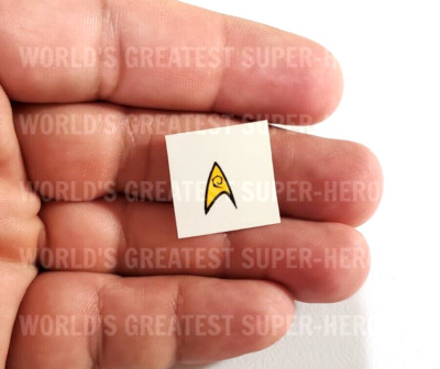 Mego Star Trek Emblem Custom Operations Insigna Pre-Cut Vinyl For 8 ...