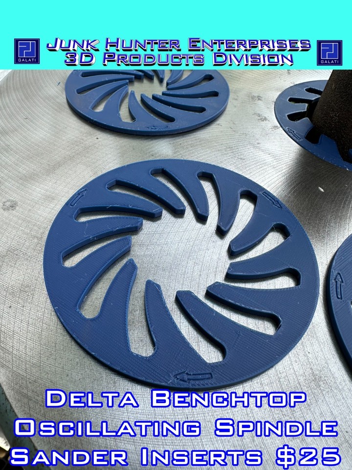 Replacement Inserts DELTA BOSS B.O.S.S. Benchtop Oscillating Spindle ...