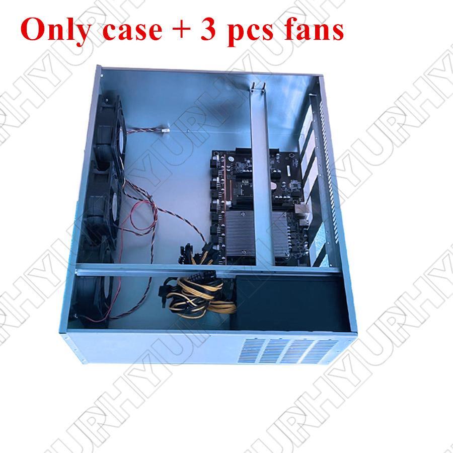For 5 GPU Cards X79 Durable Open Air Mining Server Case Chassis Frame ...