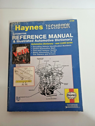 Haynes Techbook 2109 Automotive Reference Manual & Illustrated ...