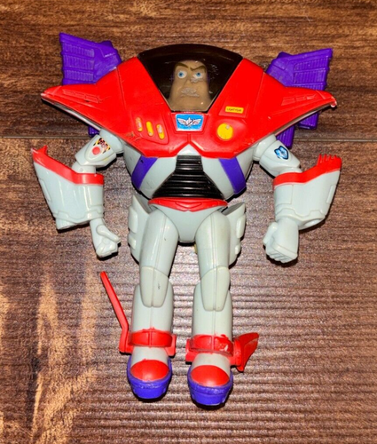 Disney Pixar Toy Story Buzz Lightyear Red Galactic Armor Action Figure ...