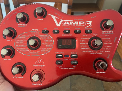 Behringer V-AMP 3 Multi-Effects Pedal with U-Control 705105159980 | eBay