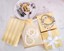 BULK Cardboard Jewelry Gift Boxes w/ Cotton Fill Padding - Gold Foil ...