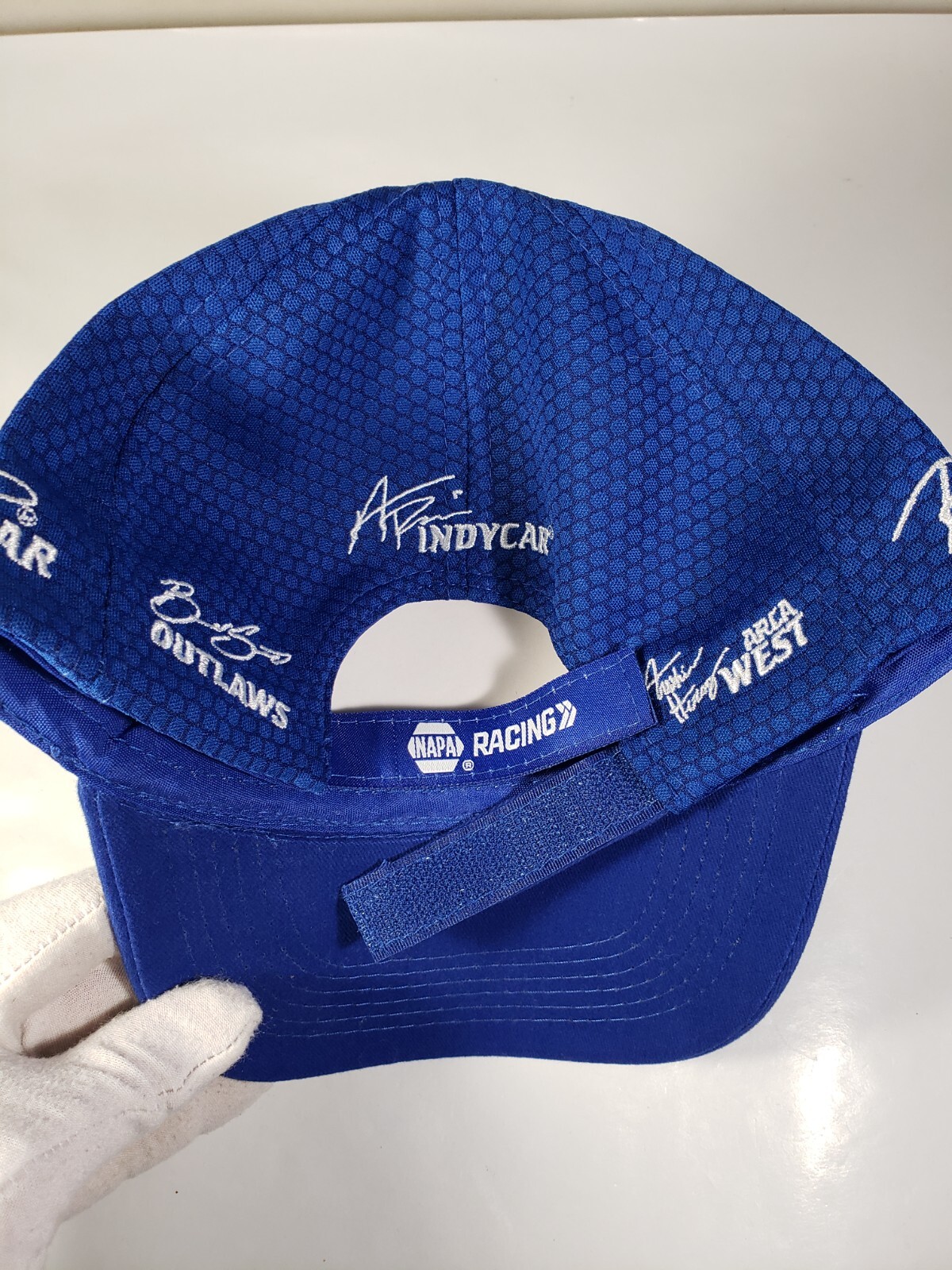 NAPA Racing Blue Hat Cap NASCAR Outlaws Indycar NHRA Adjustable ...