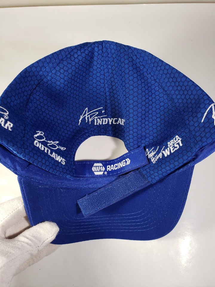 NAPA Racing Blue Hat Cap NASCAR Outlaws Indycar NHRA Adjustable ...