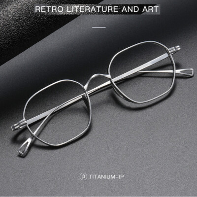 Vintage Elliptical Eyeglass Frames Metal Full Rim Glasses Women Men | eBay