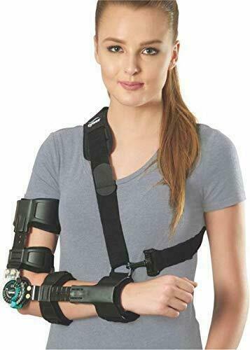 TYNOR ROM Left Elbow Arm Brace Orthopedic Post Surgery Injury Elbow ...