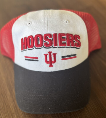 New Indiana University Hoosiers Embroidered Ball Cap Snap Back ...