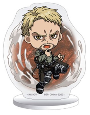 ATTACK ON TITAN mini Acrylic Stand IKJM#1 Reiner Braun 2023 BANDAI ...