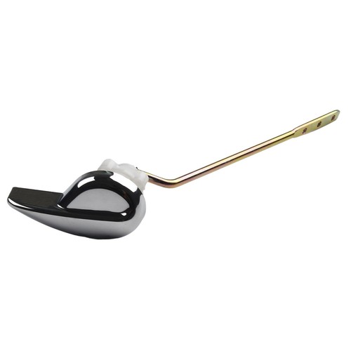Side Mount Flush Lever Handle for Toilet Tank Chrome Finish Easy ...