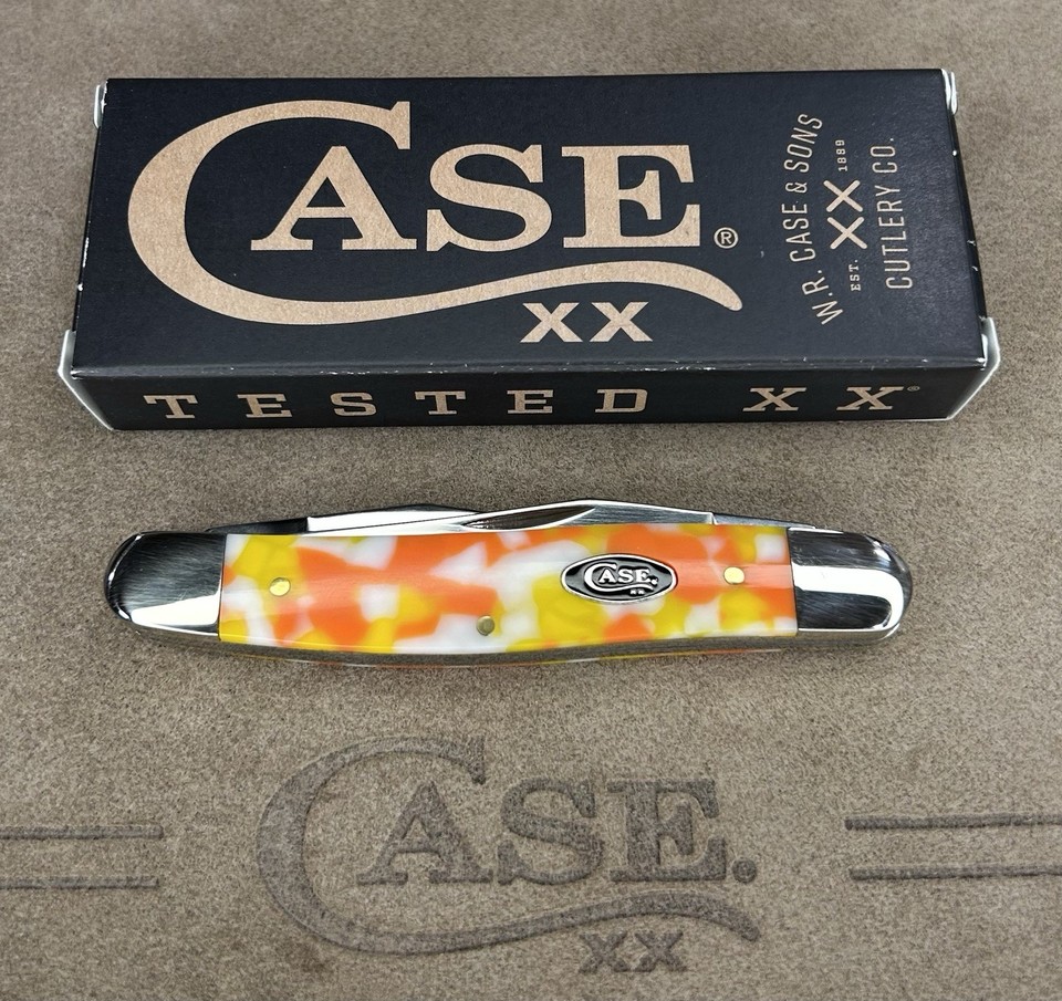 Case XX Candy Corn Kirinite Smooth Muskrat (MUSKRAT SS) Knife | eBay