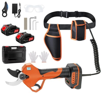 Electric Pruning Shears, Electric Loppers for Gardening, 2" Max Cutting ...