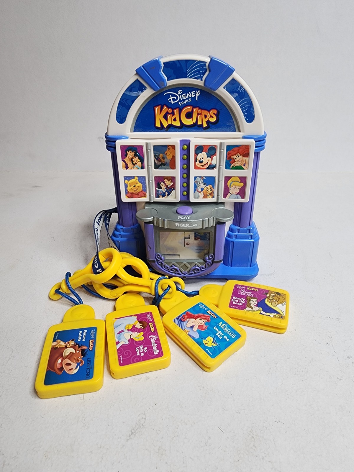 Vintage Disney Tunes Kid Clips Jukebox Tiger Electronics | eBay