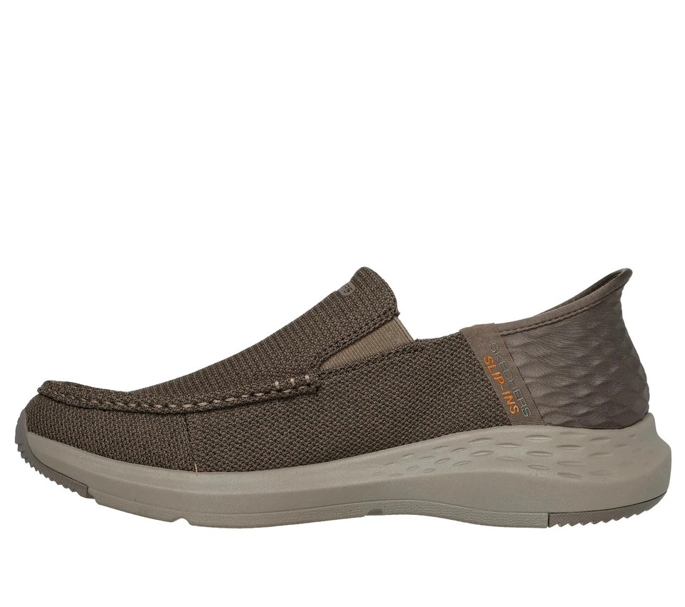 Men Skechers Shoes Slip Ins Memory Foam Dress Comfort Casual Canvas ...