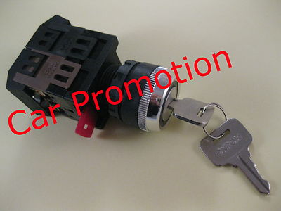 Motorschalter Schlüsselschalter 230 Volt Maschinenschalter ...