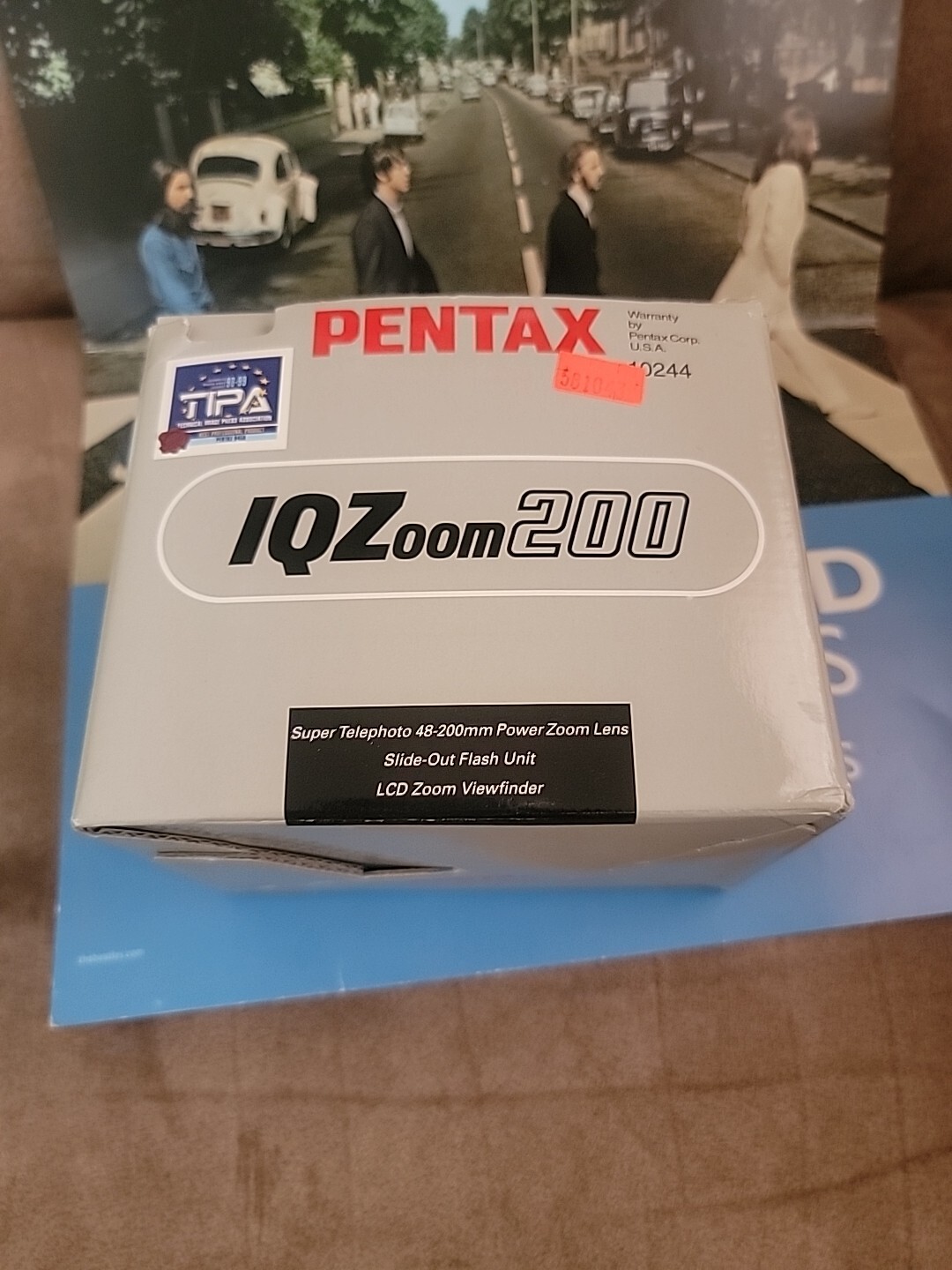 Camera Pentax IQZoom 200 35 mm Film Camera With Box & Manual & 3 Extra ...