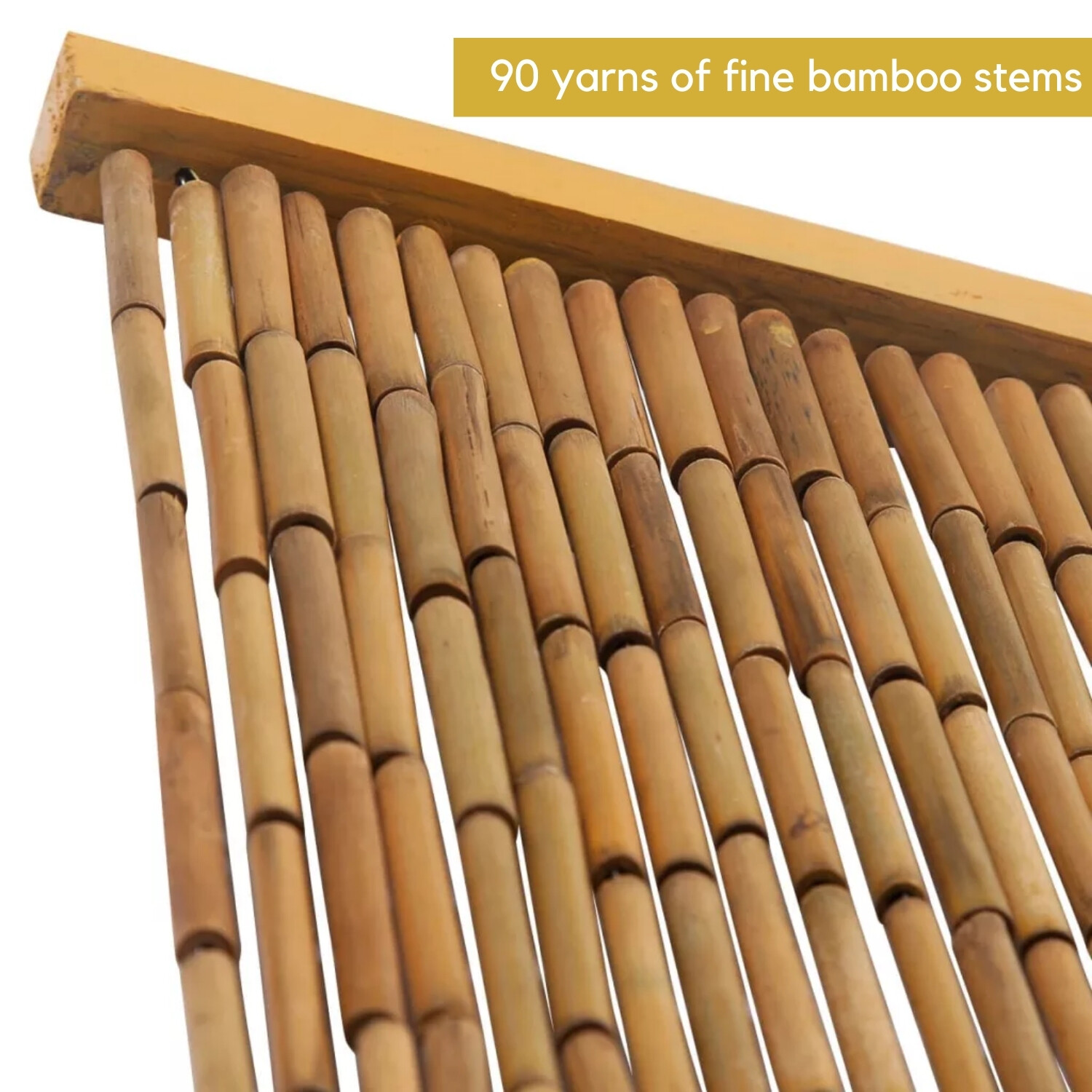 Bamboo Door Curtain Insect Mosquito Fly Screen Wooden Stems Home Decor ...