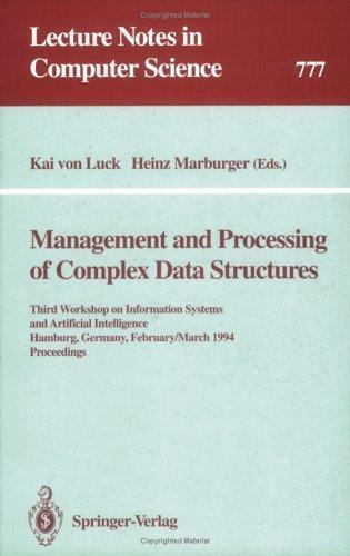 Lecture Notes in Computer Science Ser.: Management and Processing of ...