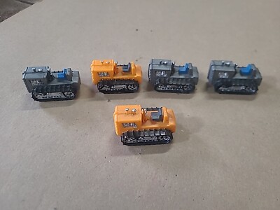 Lot Of 5 Vintage Tyco Ho Scale Flat Car Load Tractors HO Scale | eBay