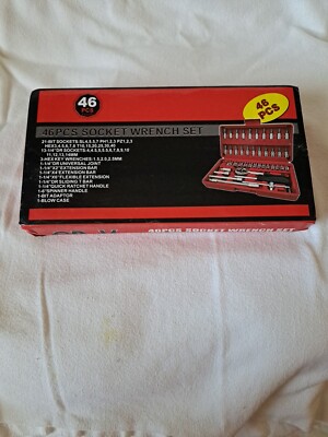 46 pcs socket Wrench Set | eBay