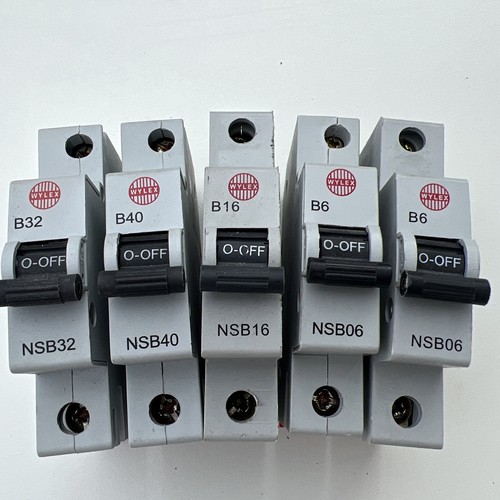 Wylex NSB Series NSB16 NSB32 NSB40 MCB 6a 16a 20a 32a 40a amp circuit ...
