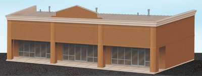 Walthers Cornerstone Modern Shopping Center Kit - HO Scale | eBay