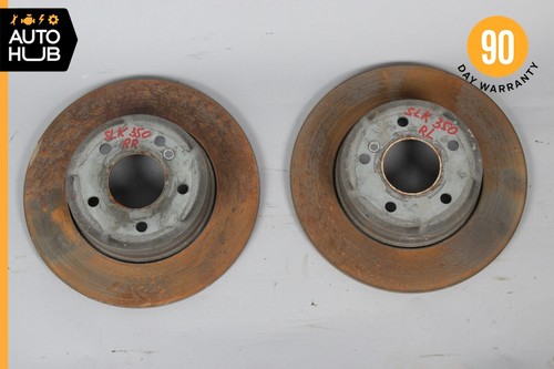 05-11 Mercedes R171 SLK350 SLK280 Rear Brake Rotor Left and Right Set ...