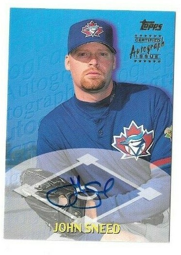 John Sneed 2000 Topps Traded Auto Autograph #TTA44 | eBay