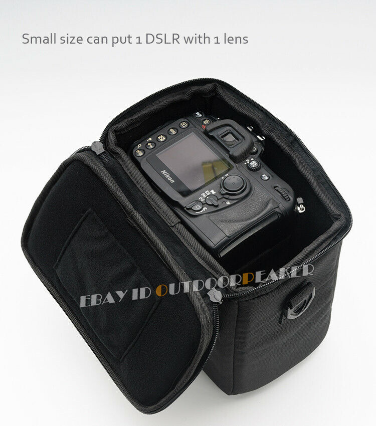 Waterproof Large DSLR Camera Bag Insert Case Lens Partition For Canon ...