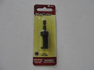 MilesCraft 1/2" Plug Cutter 5354 **NEW** | eBay