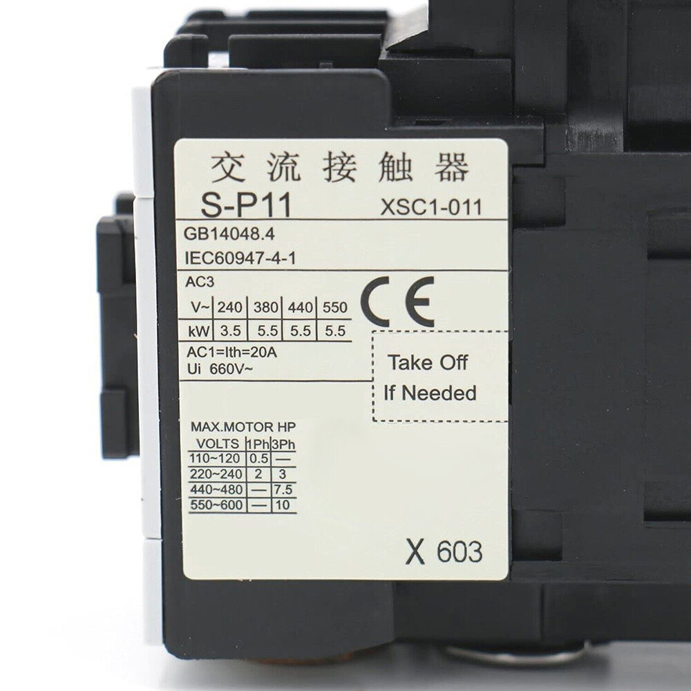 For Shihlin S-P11 SP11 AC Contactor 110V 3 Pole | eBay