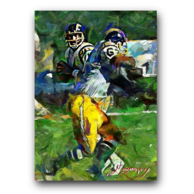 Dan Fouts #62 Art Card Limited 42/50 Edward Vela Signed | eBay