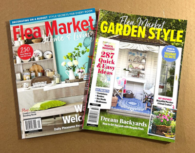 FLEA MARKET Magazines • Garden Style & Home & Living • Over 500 Easy ...
