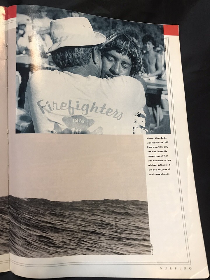 THE LEGEND OF EDDIE AIKAU WAIMEA BAY HAWAII RARE AND VINTAGE 1990 EDDIE ...