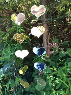 Hanging Mirrors Mirror Garden Dancing Mirrors Hang indoor outdoor ...