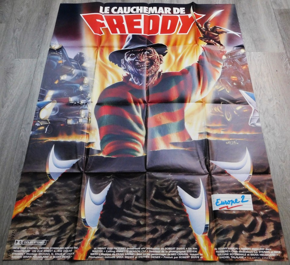Nightmare on Elm Street 4 Dream Master French Movie Poster Original 47 ...