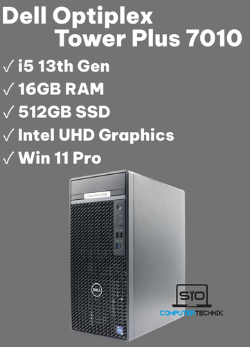 Dell Optiplex Tower Plus 7010 Desktop PC i5 13th Gen 16GB RAM 512B SSD Win11 #D1 | eBay.de
