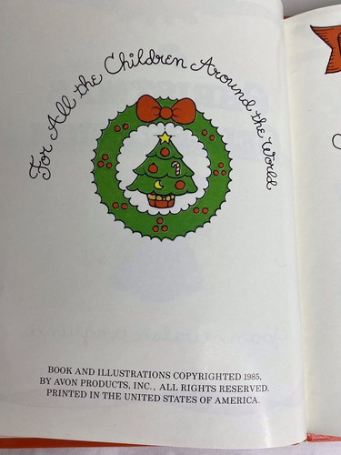 Vintage AVON Joan Walsh Anglund A Christmas Scratch & Sniff Hardcover ...