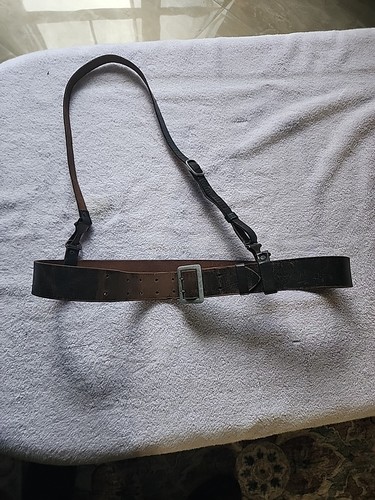 WW2 Original German Belt Marked Groupon L2/600/38 W/ Cross Strap | eBay