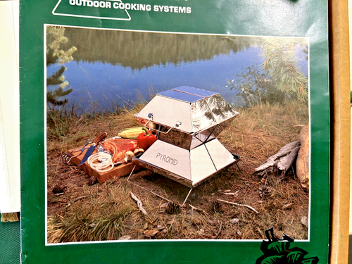 Pyromid Outdoor Cooking System Stainless Stove w/Smoker Oven Accessory ...