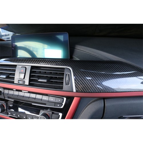 Carbon Fiber Central Console Dashboard Trim For BMW 3 4 Series F30 F34 ...