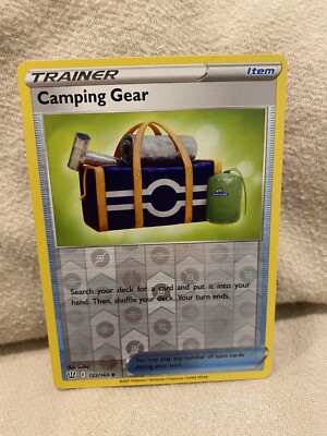 Pokemon - Battle Styles Camping Gear Trainer Card 122/163 (REVERSE HOLO ...