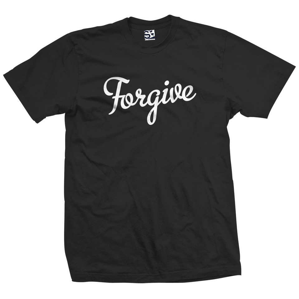 Forgive Kingpin Shirt | Script Jesus Forgiveness Christian God Tee All ...