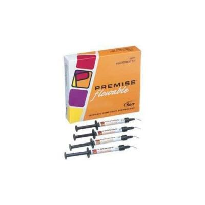 Kerr Dental 33376 Premise Flowable Composite Syringes Kit 1.7 Gm B1 4 ...