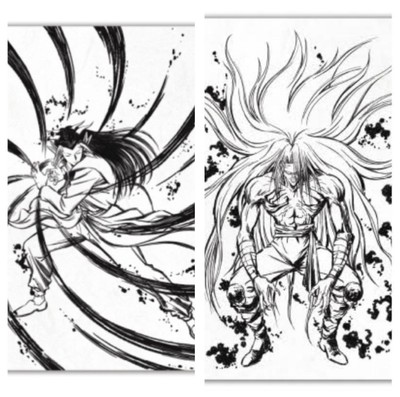 Yu Hakusho Japanese Paperclear File Raizen Yomi Set Of 2 | eBay