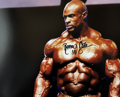 RONNIE COLEMAN HAND SIGNED 8x10 PHOTO BODYBUILDER AUTOGRAPH AUTHENTIC ...