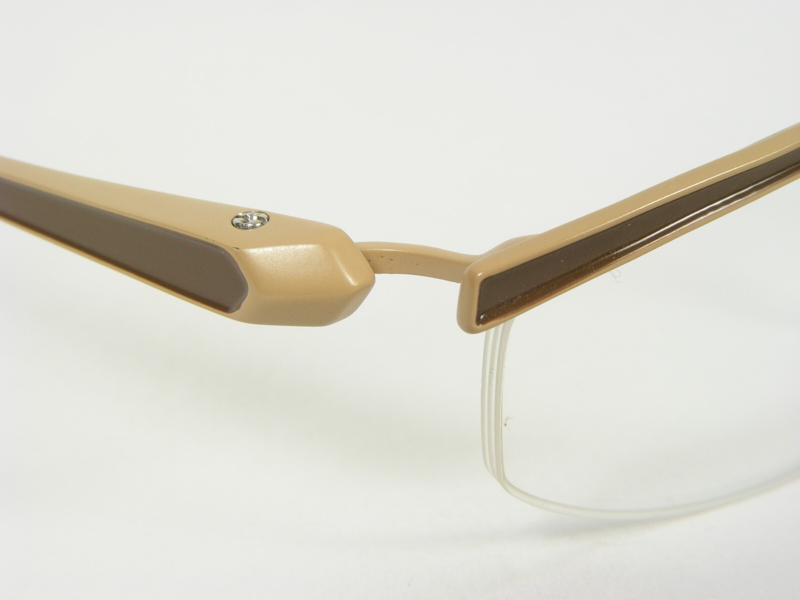 Ogi Titanium MOD 5409 1111 BROWN /TAN EYEGLASSES GLASSES FRAME 51-19 ...